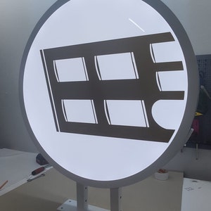 Double-sided Blade Light Box Sign: Custom Logo, Outdoor Business ...