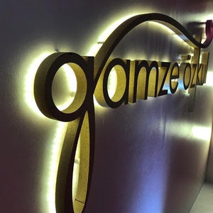 Illuminated Halo Lit Sign – Custom LED Channel Letters, Backlit Metal ...