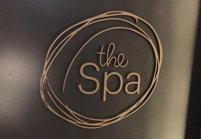 Company Custom Sign Office Sign for Wall Spa Signs Custom - Etsy