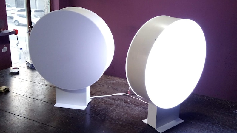 LED Blank Double Sided, Outdoor Projection, Light Box Round Advertising ...