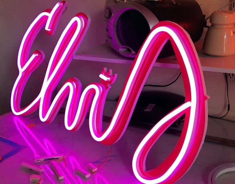 LED Neon Lights Name Kids Name Family Name Pet Name Wall | Etsy