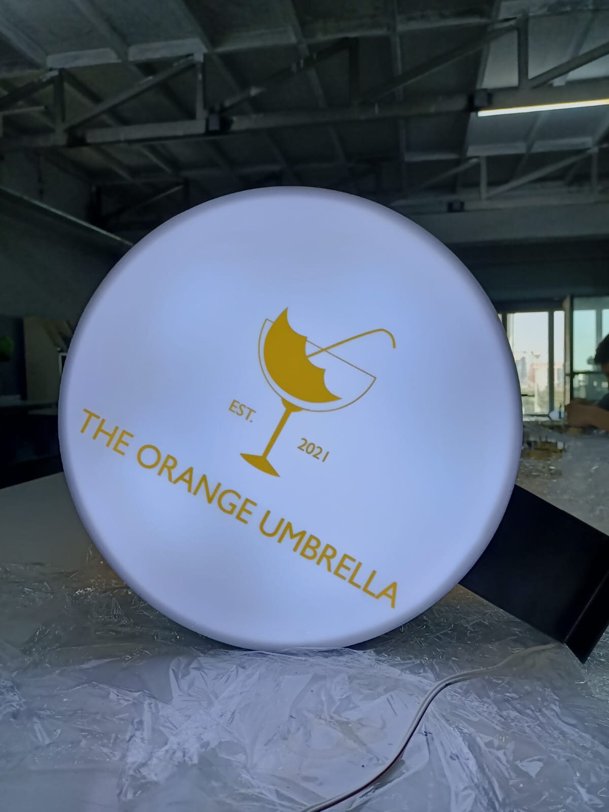 Cafe Logo Signage Double sided lighting,Advertising Signs Light box and ...