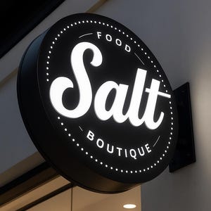 Double-sided Blade Light Box Sign: Custom Logo, Outdoor Business ...
