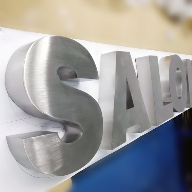 Office Sign for Wall Metal Signs Custom 3d Logo Business - Etsy