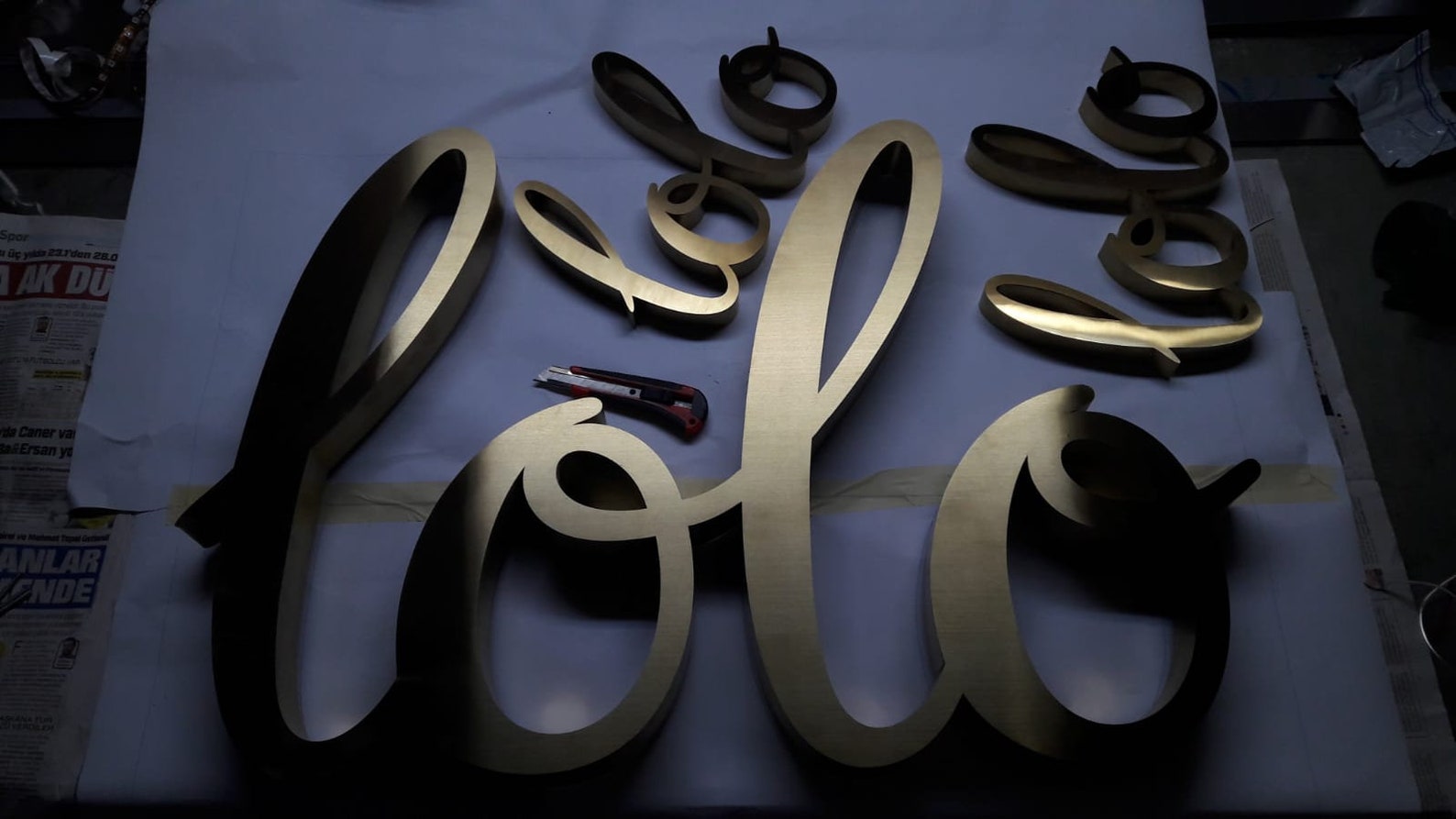 Custom 3d Logo Business Name Sign Metal Letters 3D Wall - Etsy