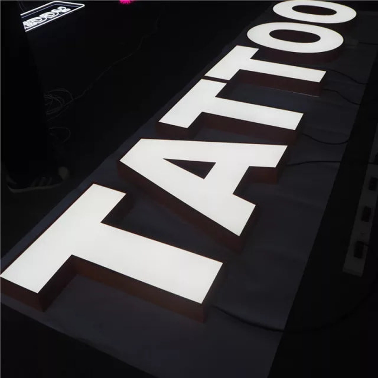 Front-lit Acrylic Sign Wall Art Decor Plexiglass Signage 3D - Etsy