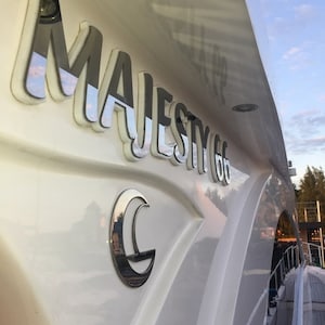 Yatch Metal Sign, Custom Boat Sign, Illuminated Sign - Custom ...