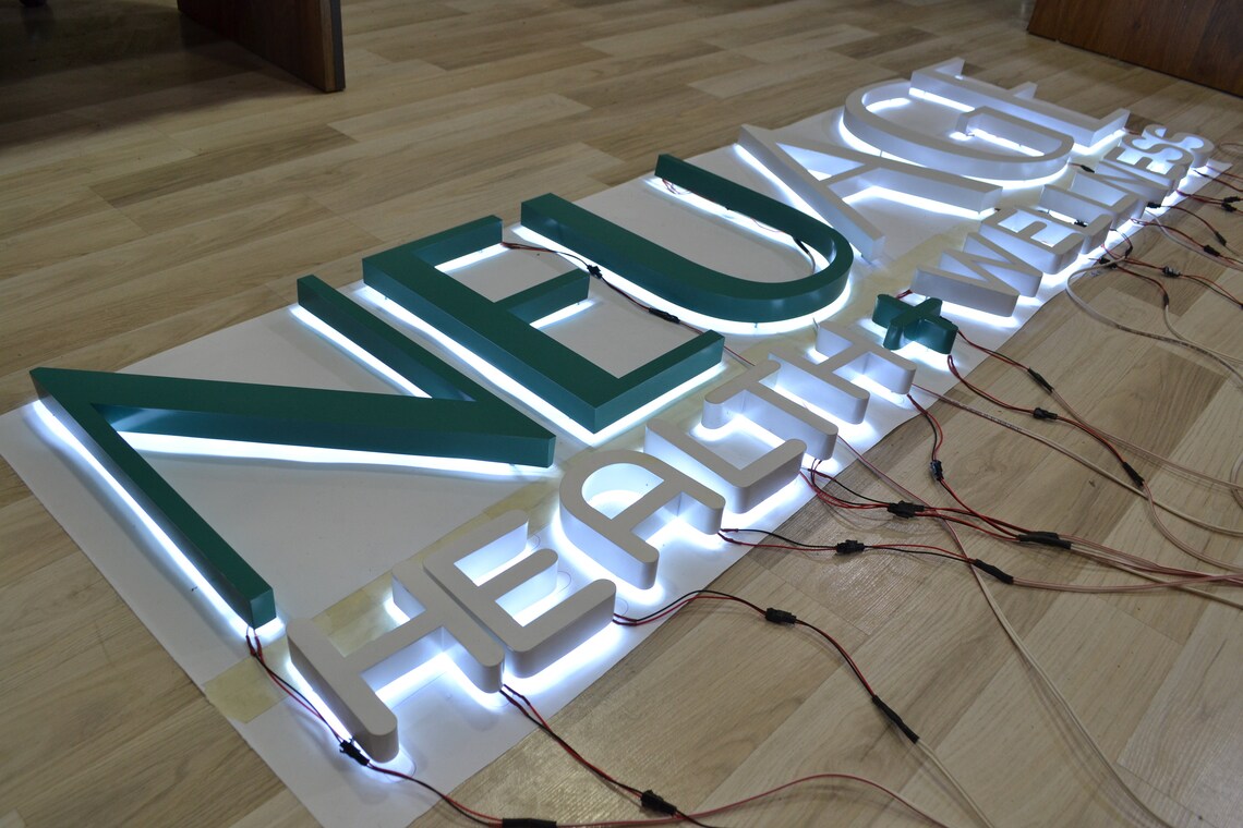 Backlit Signage 3d Backlit Signage 3d Led Signage Custom - Etsy
