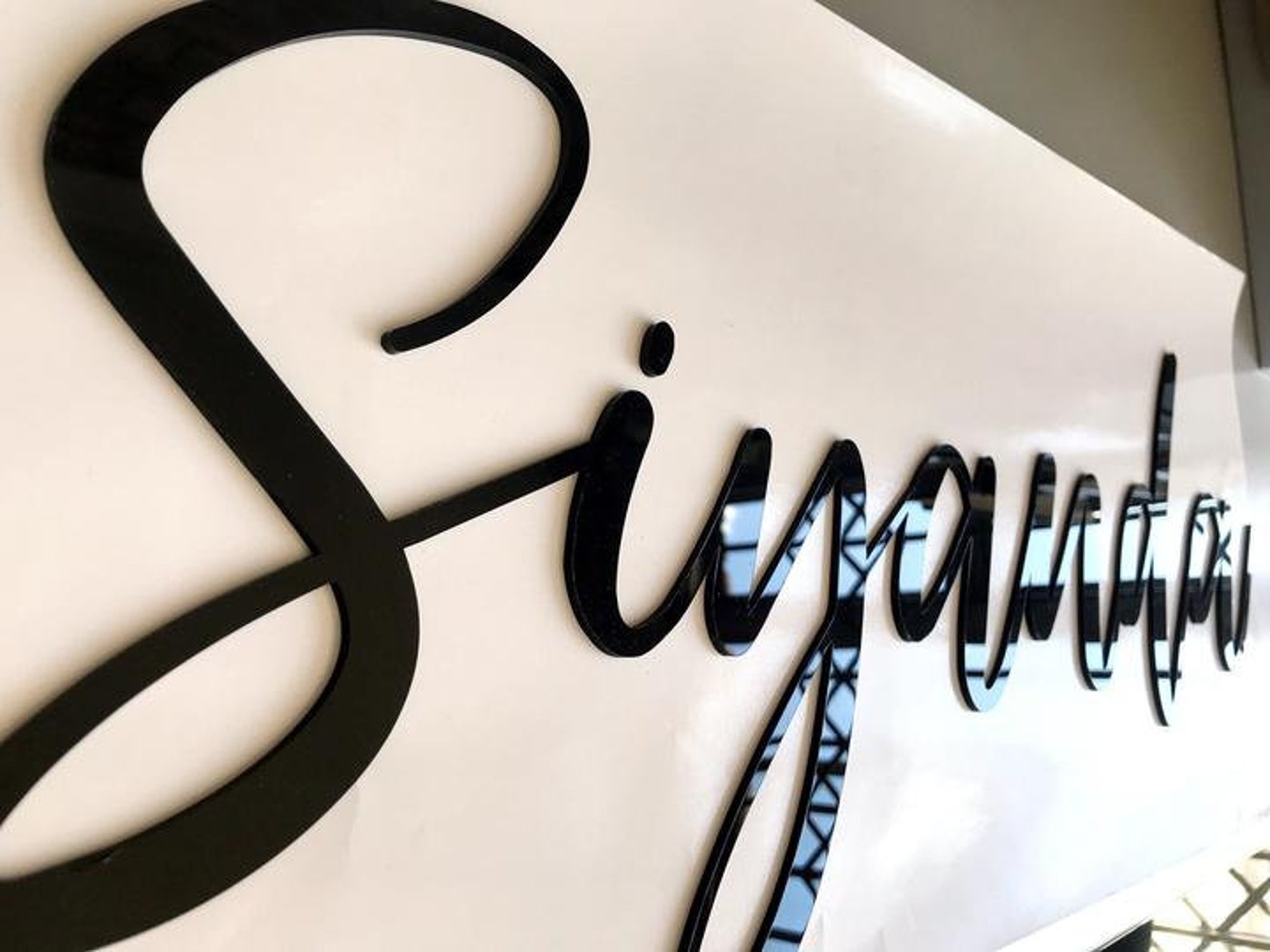 Custom Sign Personalized Sign Gold Sign Boutique Sign - Etsy