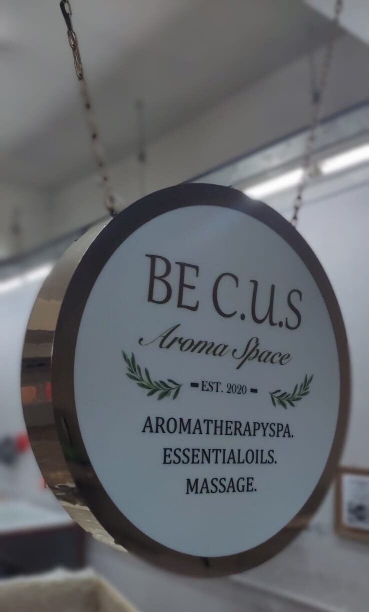 Ceiling Hanging Round Light Box Pendant Light Box Sign - Etsy