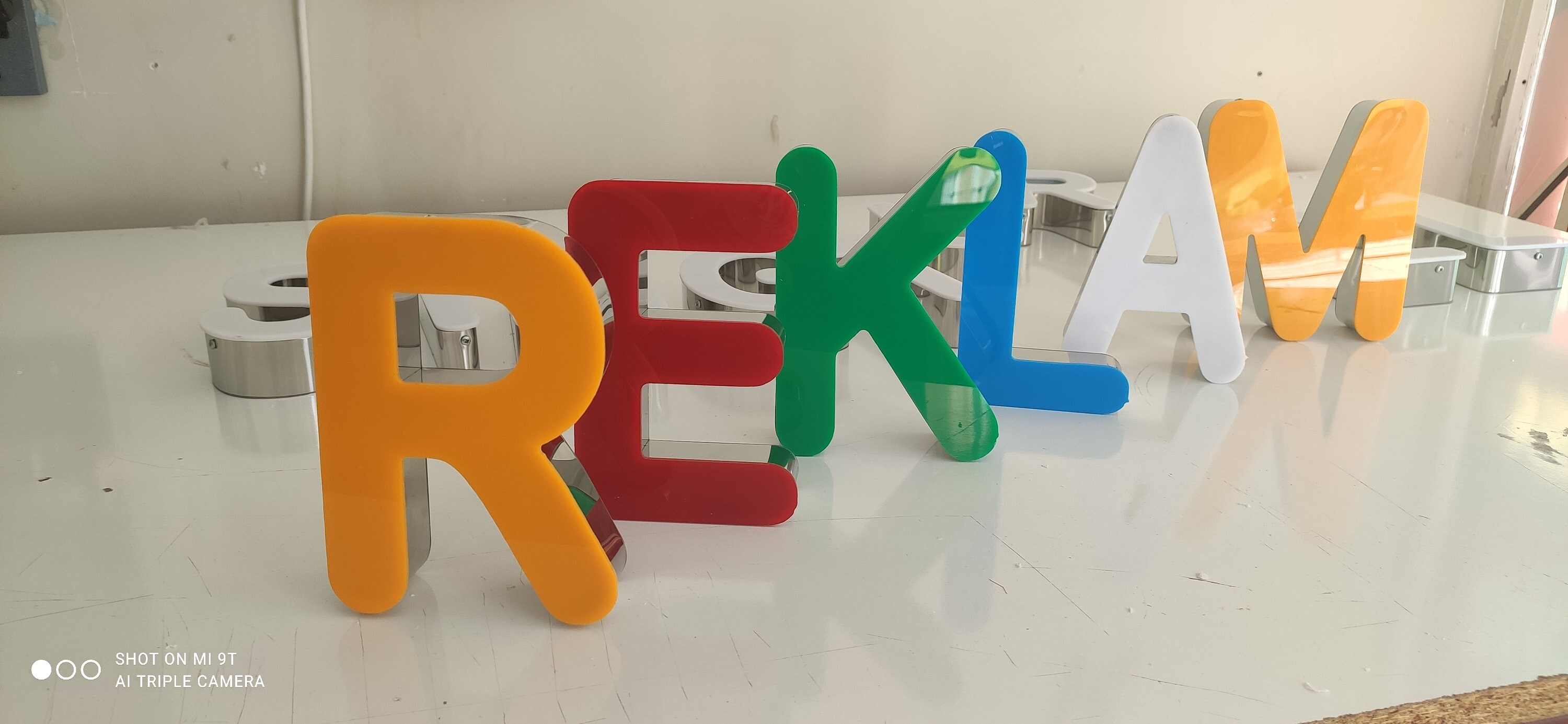 Front-lit Acrylic Sign Wall Art Decor Plexiglass Signage 3D | Etsy