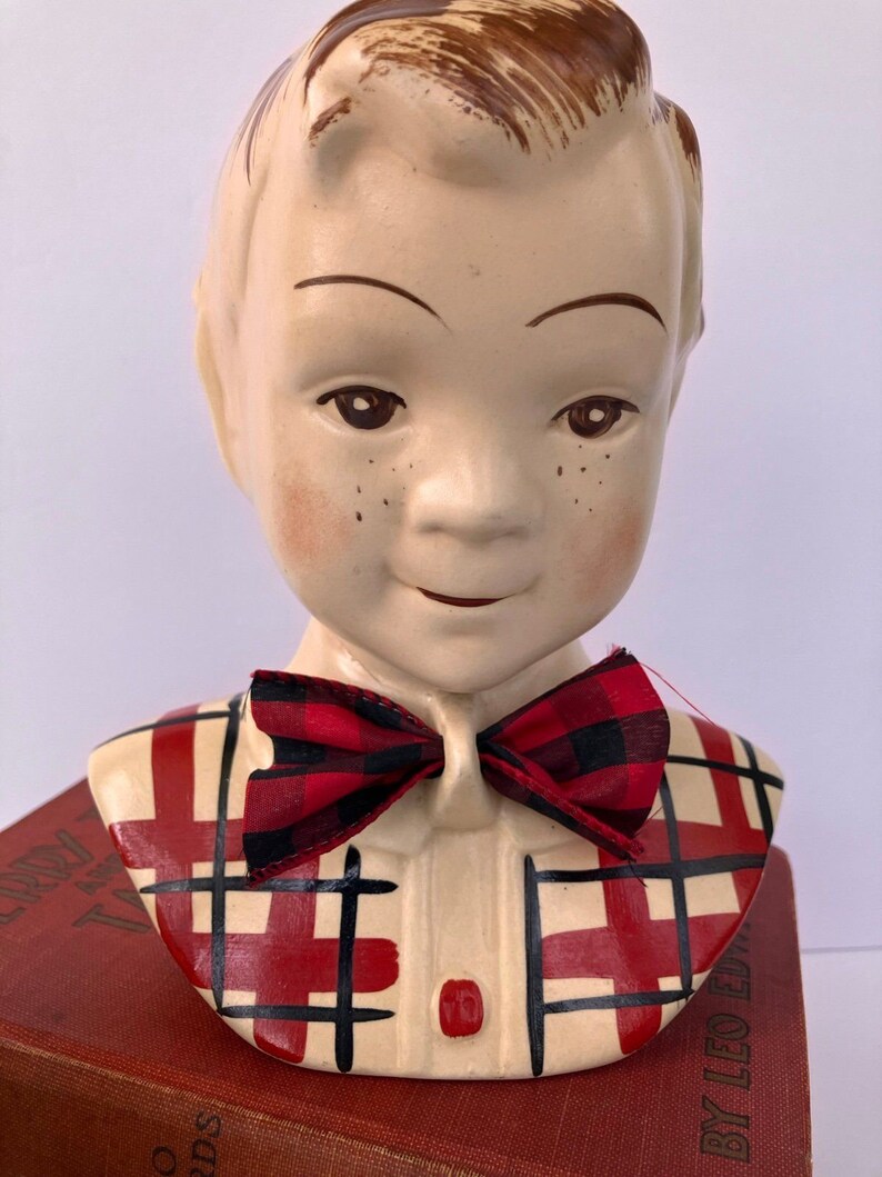 Vintage 1940s Wall Pocket Planters Twins Jean & Sandy Stanford Art ...