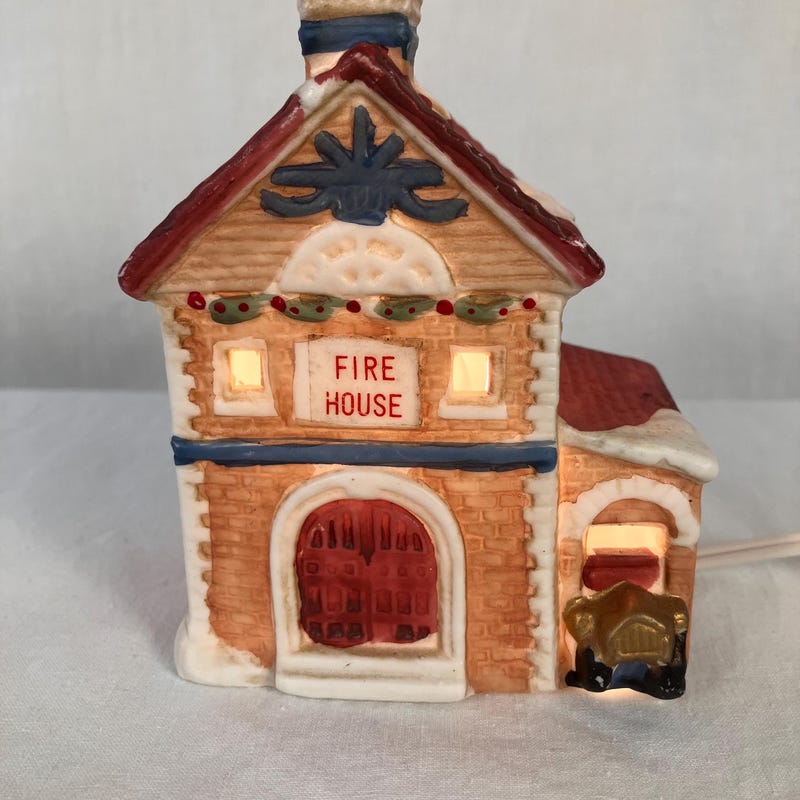 Lit up Village - Etsy