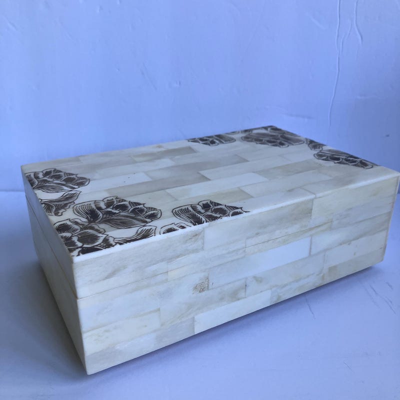 Bone Inlay Box - Etsy