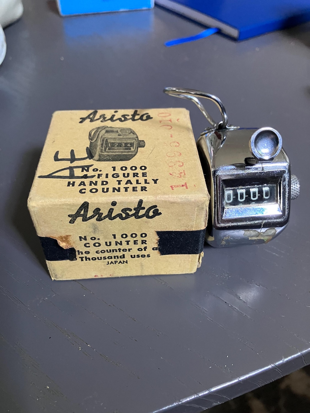 Vintage Aristo Hand Tally Counter: Chrome 4-digit Clicker, Made in ...