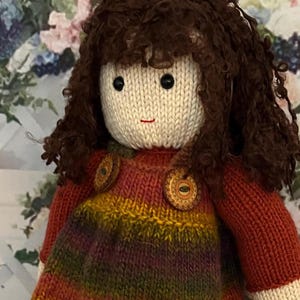 Grace. Unique Handmade Woollen Doll/rag Doll - Etsy