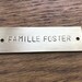 Brass Nameplate, Small Letterbox Label, Metal Plates With Holes Hand ...