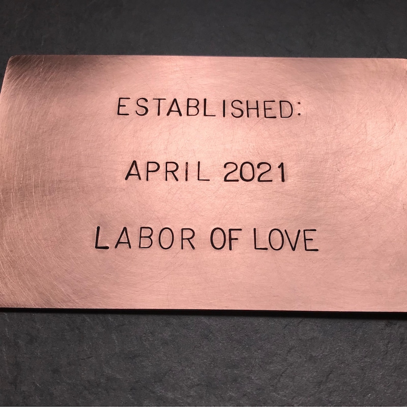 Copper Plaque - Etsy