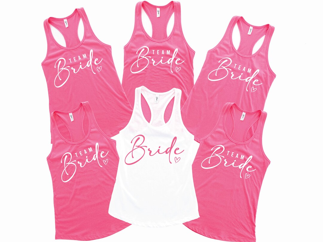 Bachelorette Party Tanks, Bride Tank Top, Team Bride, Bride Squad Tank ...