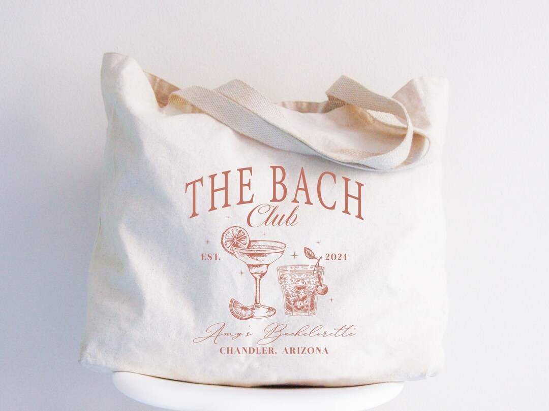 Custom Bachelorette Totes, Club Bachelorette Tote, Beach Bachelorette ...