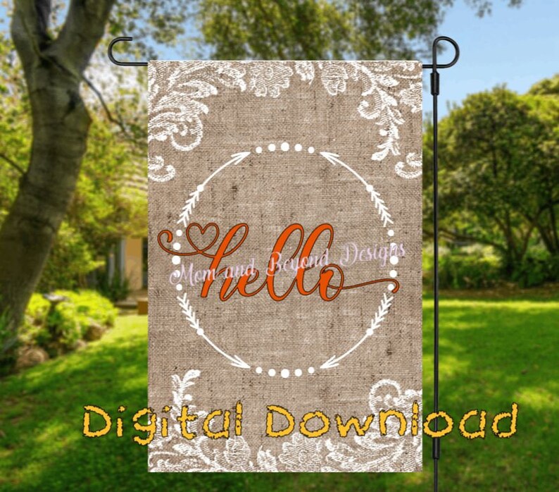 Hello With Heart SVG PNG JPEG / Welcome Sign Cut File - Etsy