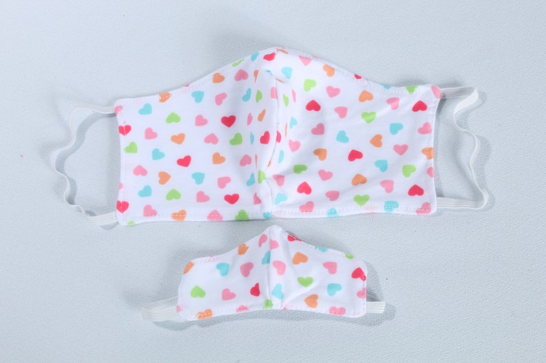 Matching Girl and Doll Face Masks Washable 3-6 Yrs 7-12 - Etsy