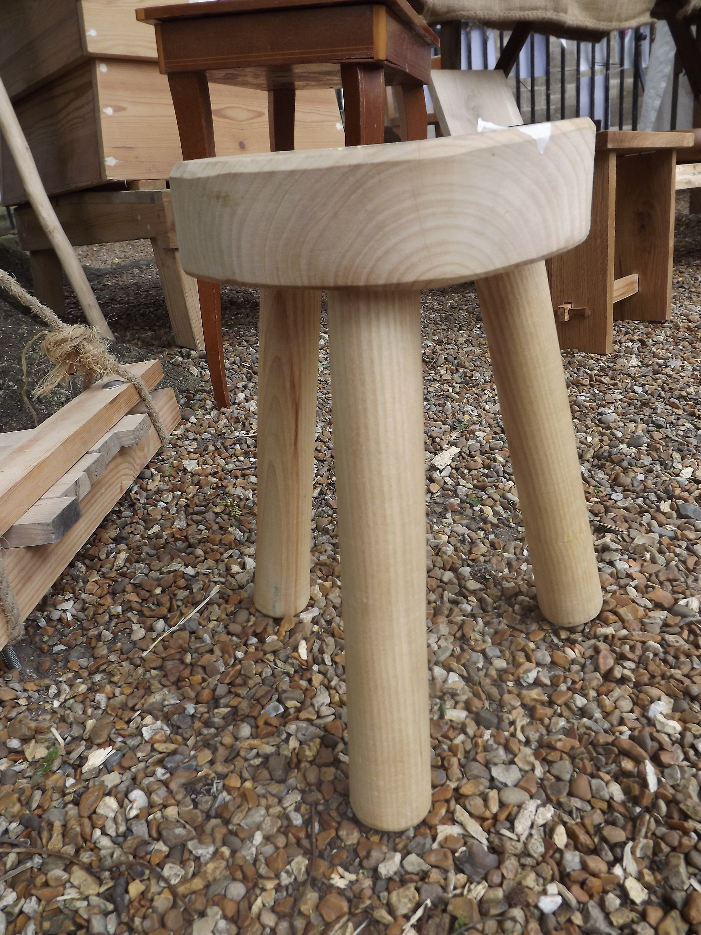 Hand Made Traditional Three Legged Milking Stool - Etsy