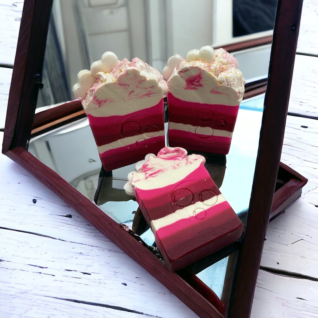 Raspberry Vanilla Ripple Soap Black Raspberry Vanilla Scented Soap ...