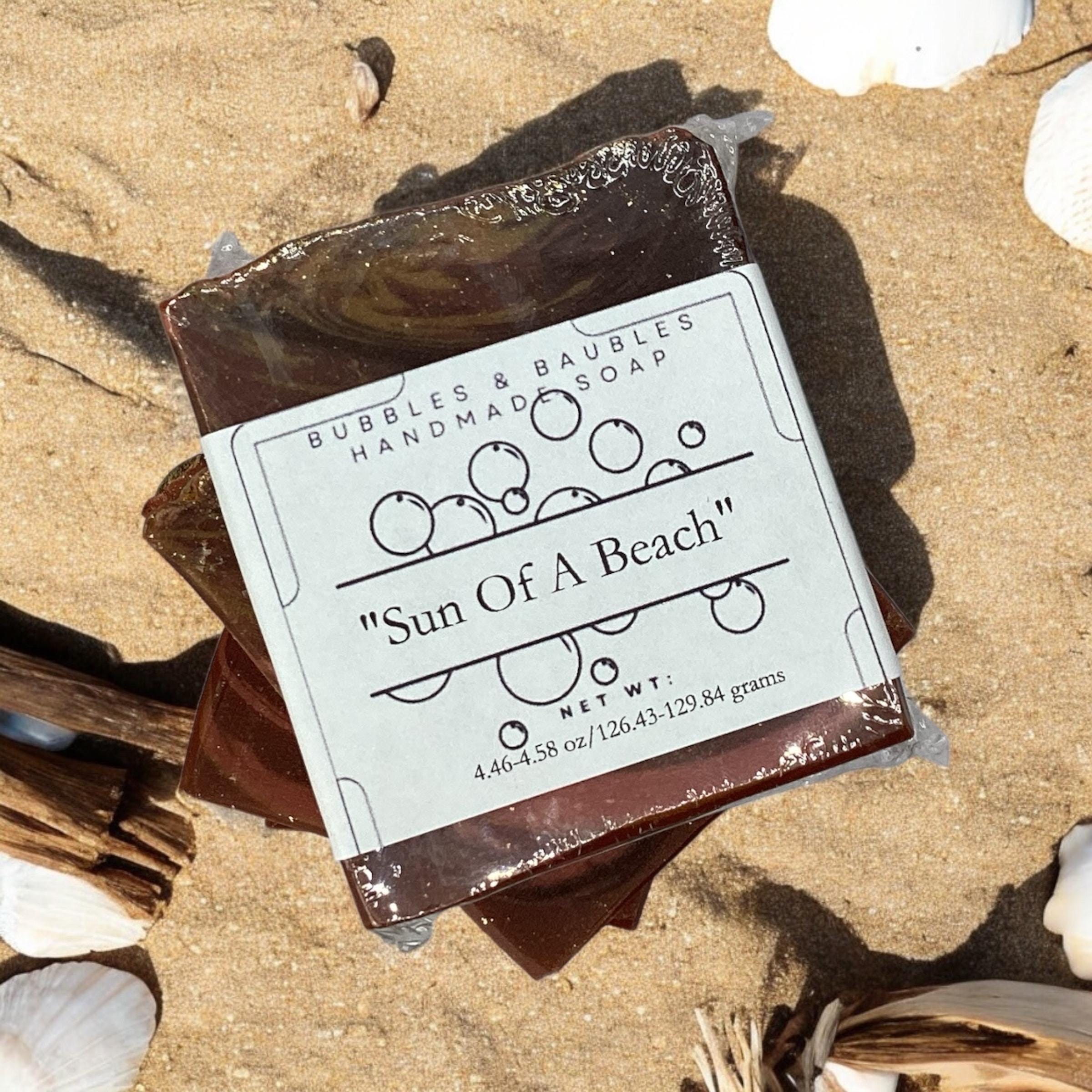 Sun of A Beach Soap-sun Tanning Oil Scented, Tropical Aesthetic, Sun ...