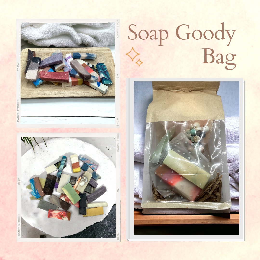 Soap Samples Goody Bag-variety Pack Scented Soap Swatches, Mixed ...