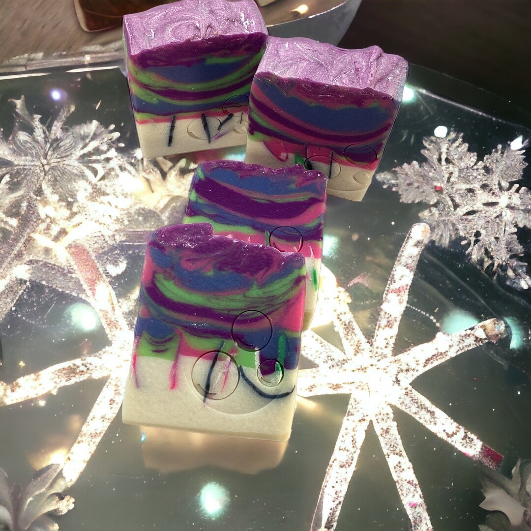 Northern Lights Inspired Soap-frozen Arctic Scented Body Soap, Aurora ...