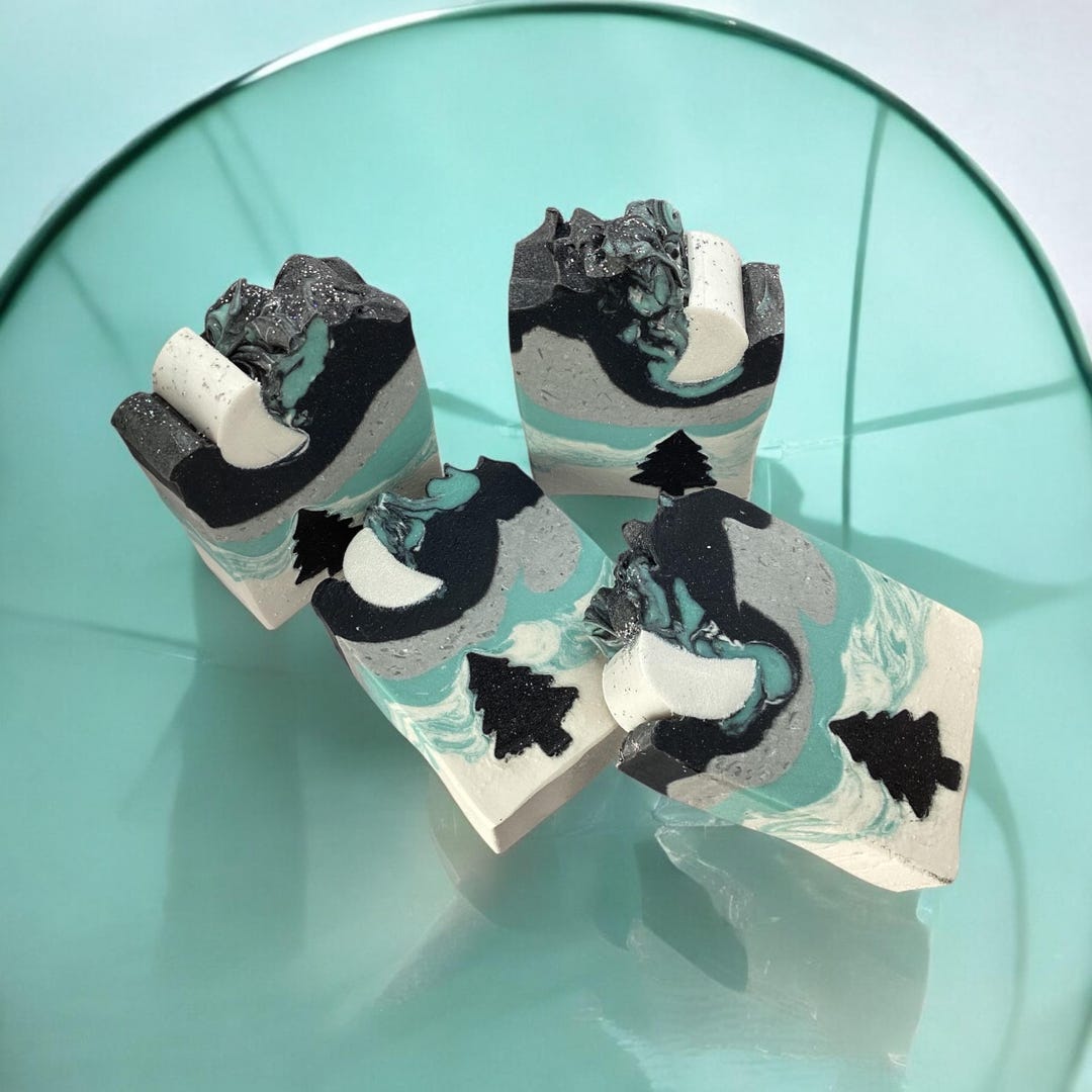 Icicle Oasis Soap-winter Snowy Tundra Soap Bars, Arctic Themed Body ...