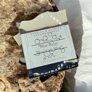 Blue Ridge Mountain Mist Soap-nature Inspired Soap, Outdoor Enthusiasts ...