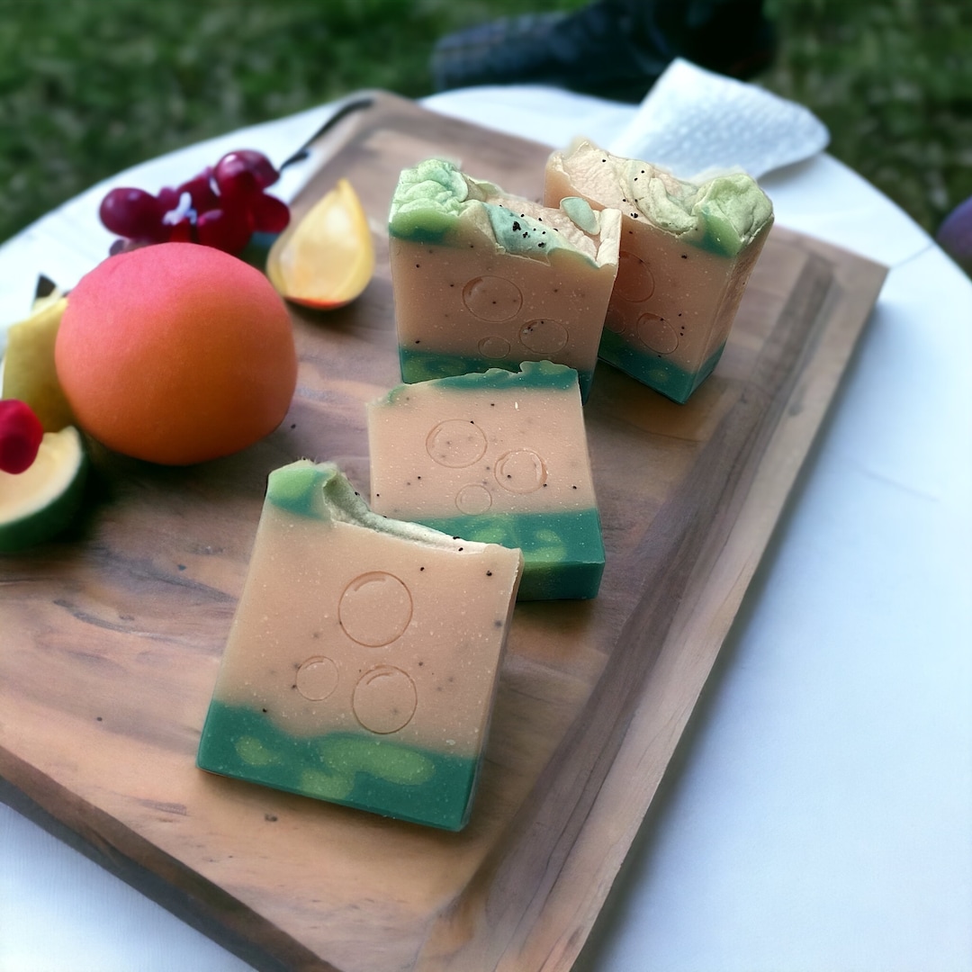 Summer Souffle Soap-juicy Watermelon Citrus Scented Soap, Summer ...