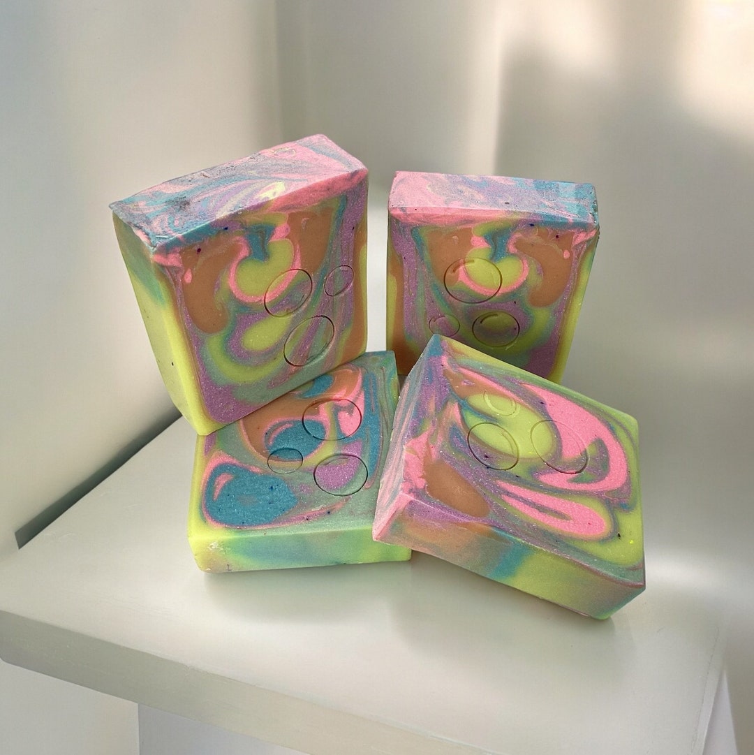 Summer of Love Soap-pink Lemonade Scented Soap, Hippy Boho Vibes, Retro ...