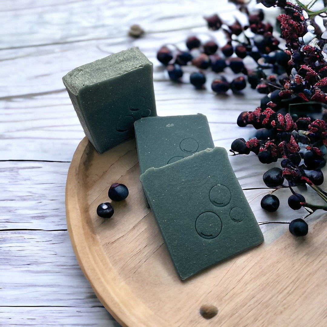 Juniper Berry Jive Simple Soap-nature Inspired Soap, Herbal Scented ...