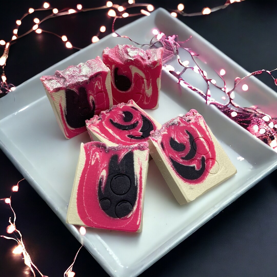 Funky Fairy Princess Soap-girly Goth Inspired Bar Soap, Pink Pineberry ...