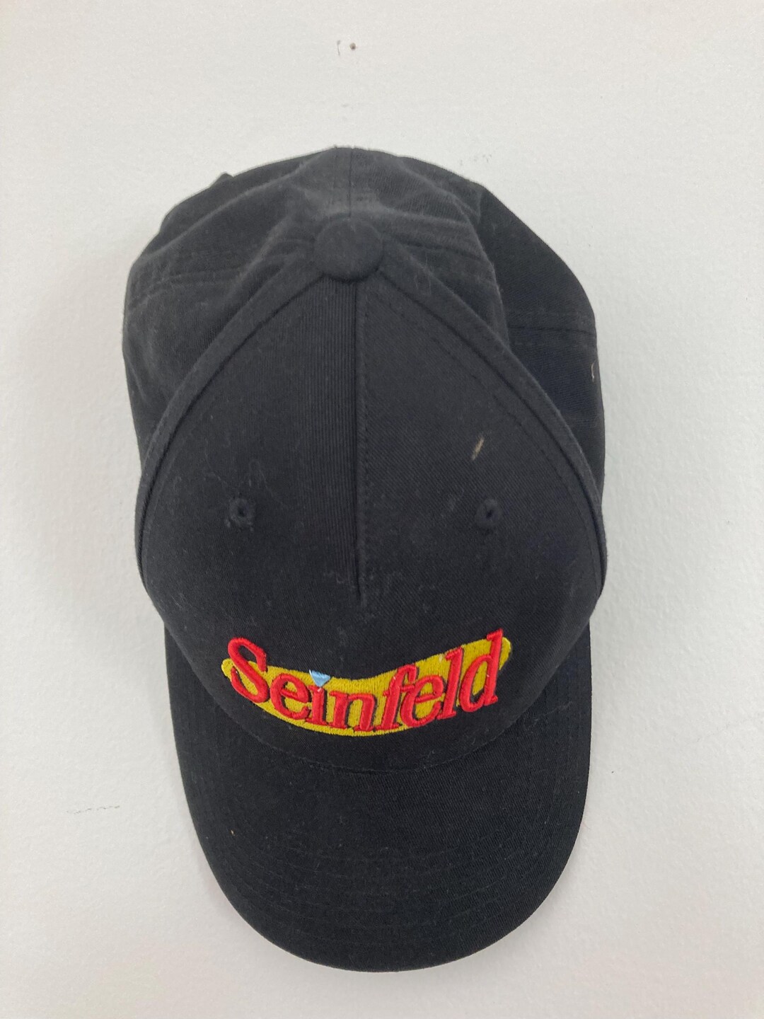 Vintage Seinfeld Ball Cap Black TV Logo Hat Snap Back Adjustable - Etsy