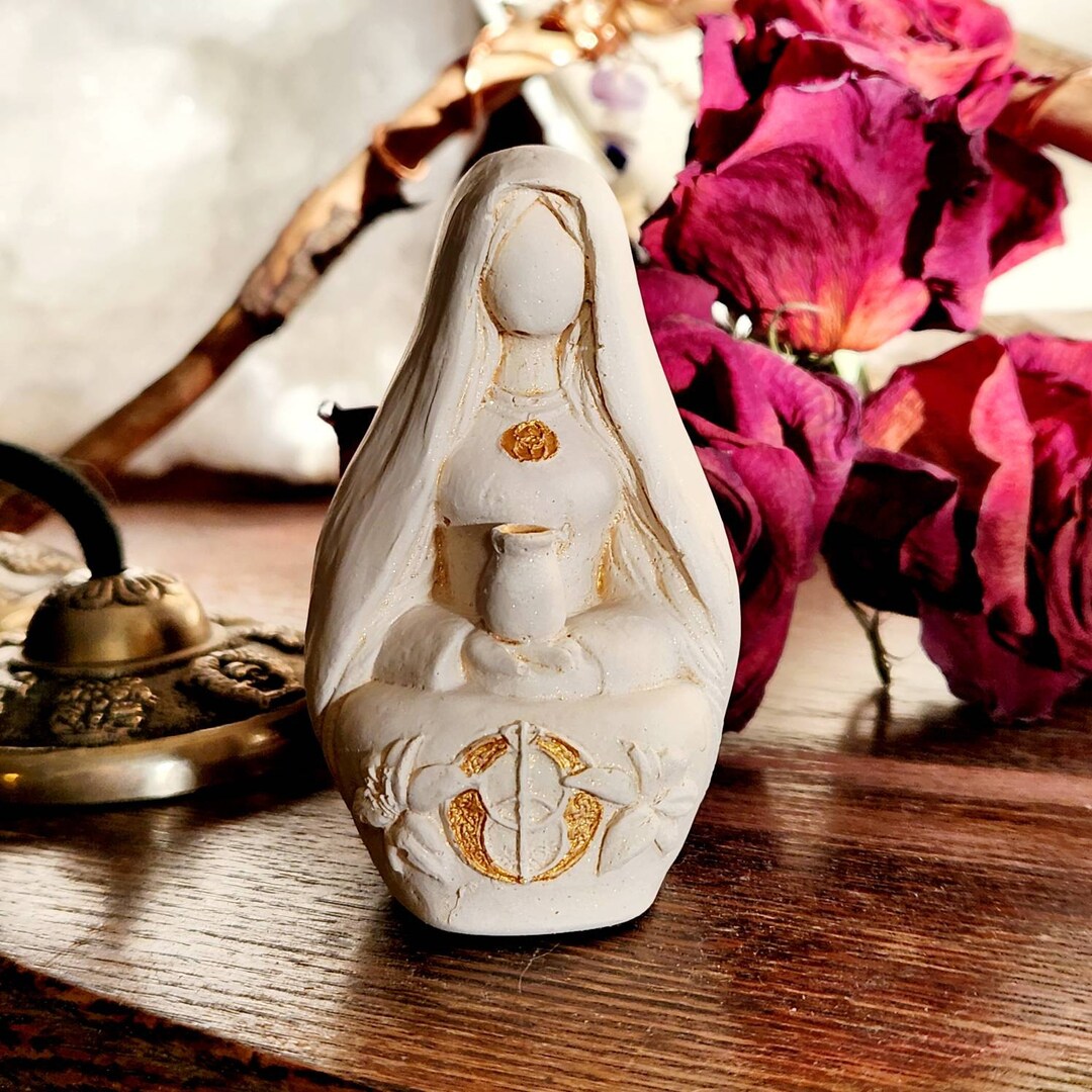 Mary Magdalene Sandstone Statue Mother Goddess Statue High Priestess ...