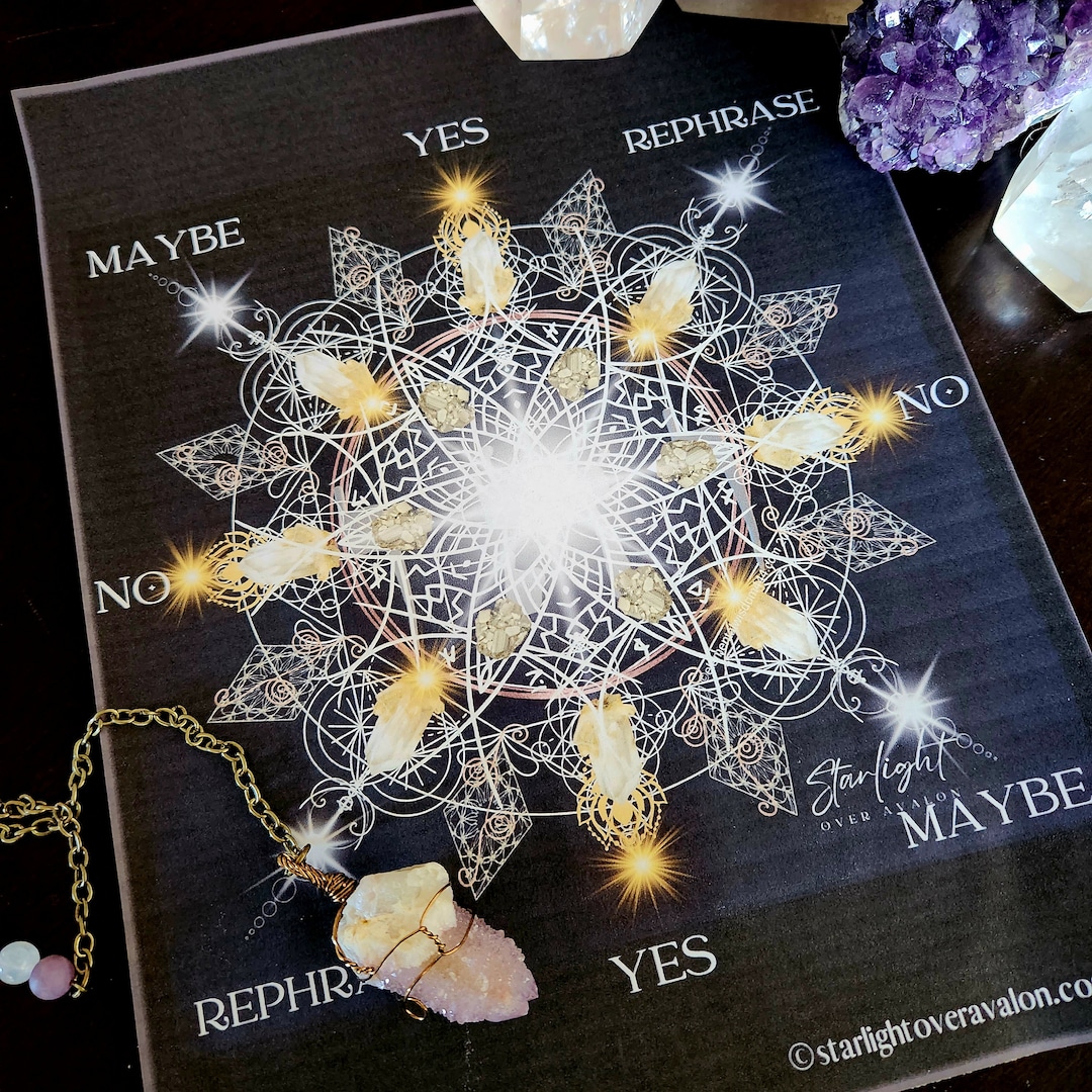 PRINTABLE PENDULUM CHART- Ritual Included-manifestation Power Grid ...