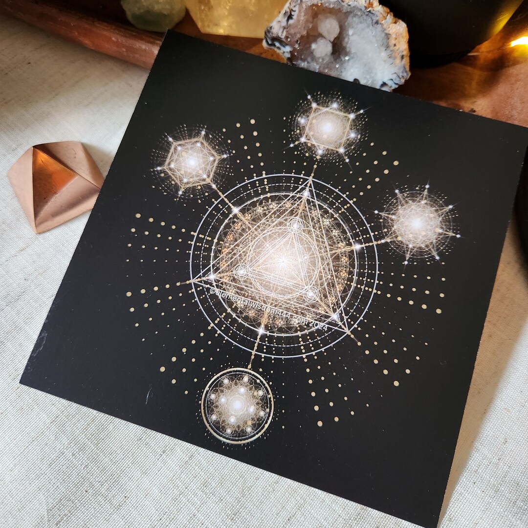 Quantum Power Symbol With Copper Pyramid - Energetic Amplifier - Energy ...