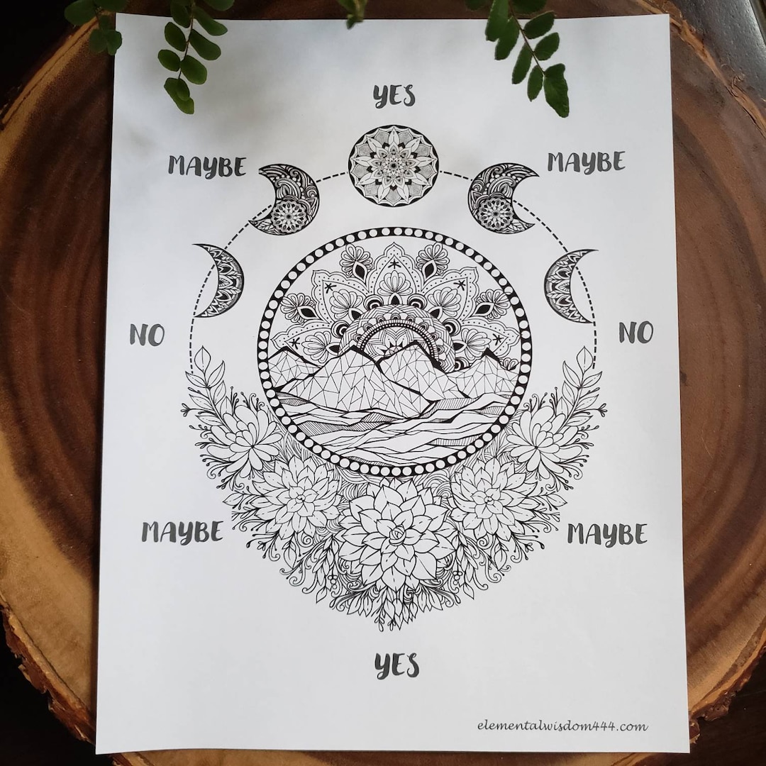 PENDULUM CHART - DIVINATION Pendulum - Digital Downloadable Healing ...