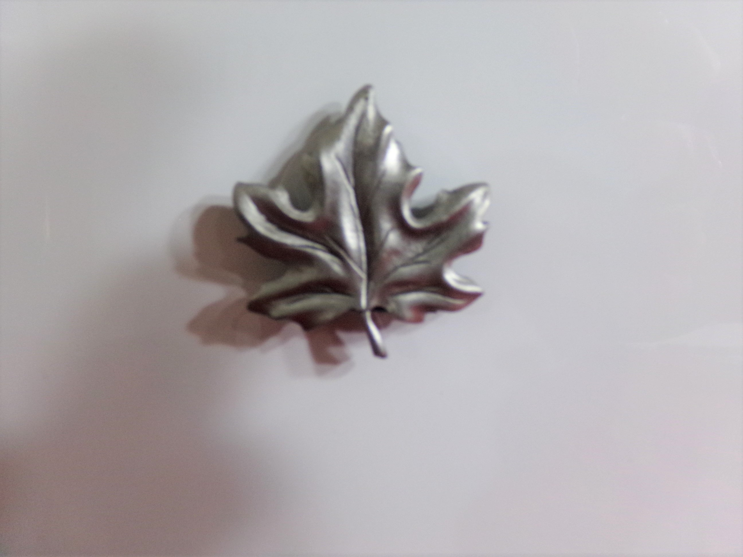 Pewter Maple Leaf Refrigerator Magnet - Etsy UK