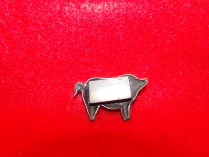 Pig Pewter Refrigerator Magnet - Etsy