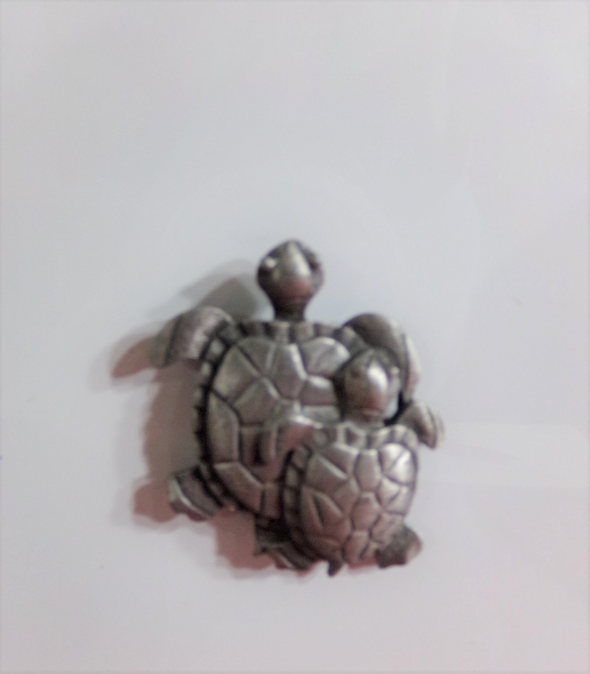 Pewter Turtles Refrigerator Magnet - Etsy