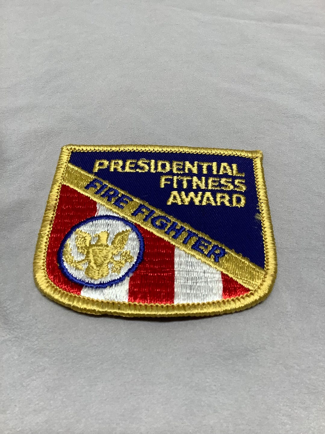 Vintage Presidential Fitness Award Firefighter Patch - New Old Stock - Etsy