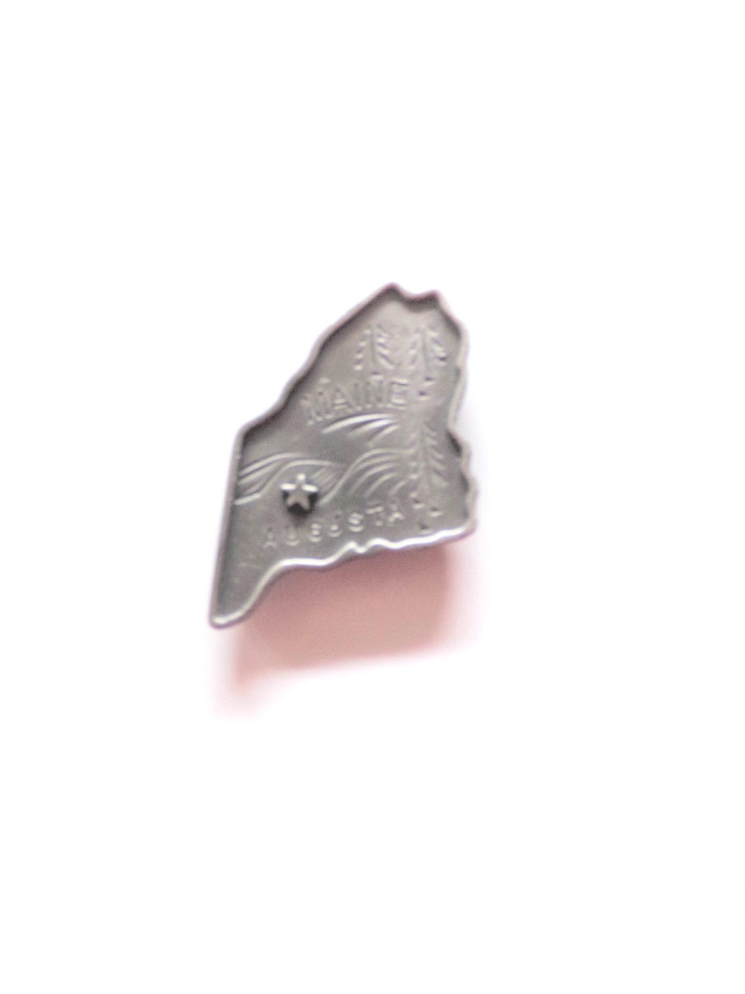 Pewter State of Maine Refrigerator Magnet - Etsy