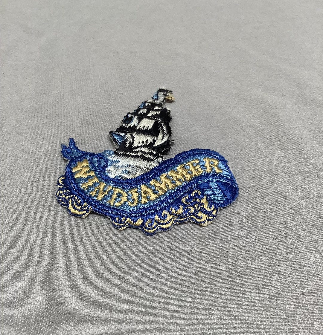 Vintage Windjammer Embroidered Patch - New Old Stock - Etsy