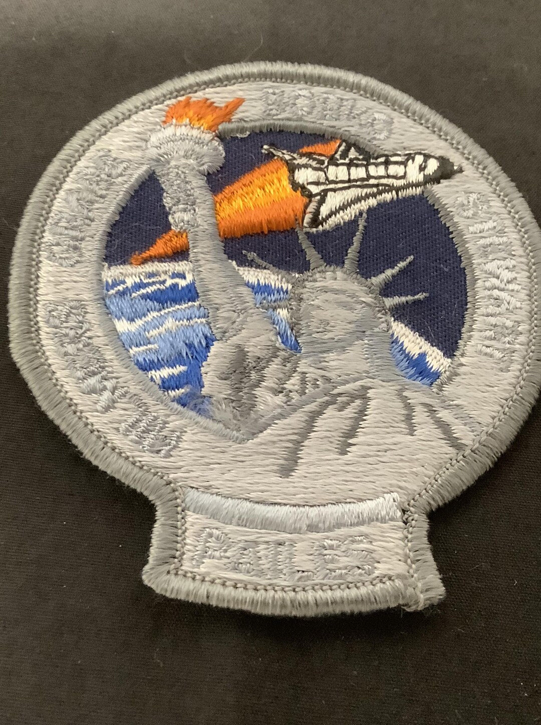 NASA Space Shuttle Mission Astronaut Patch (statue of Liberty) New Old ...