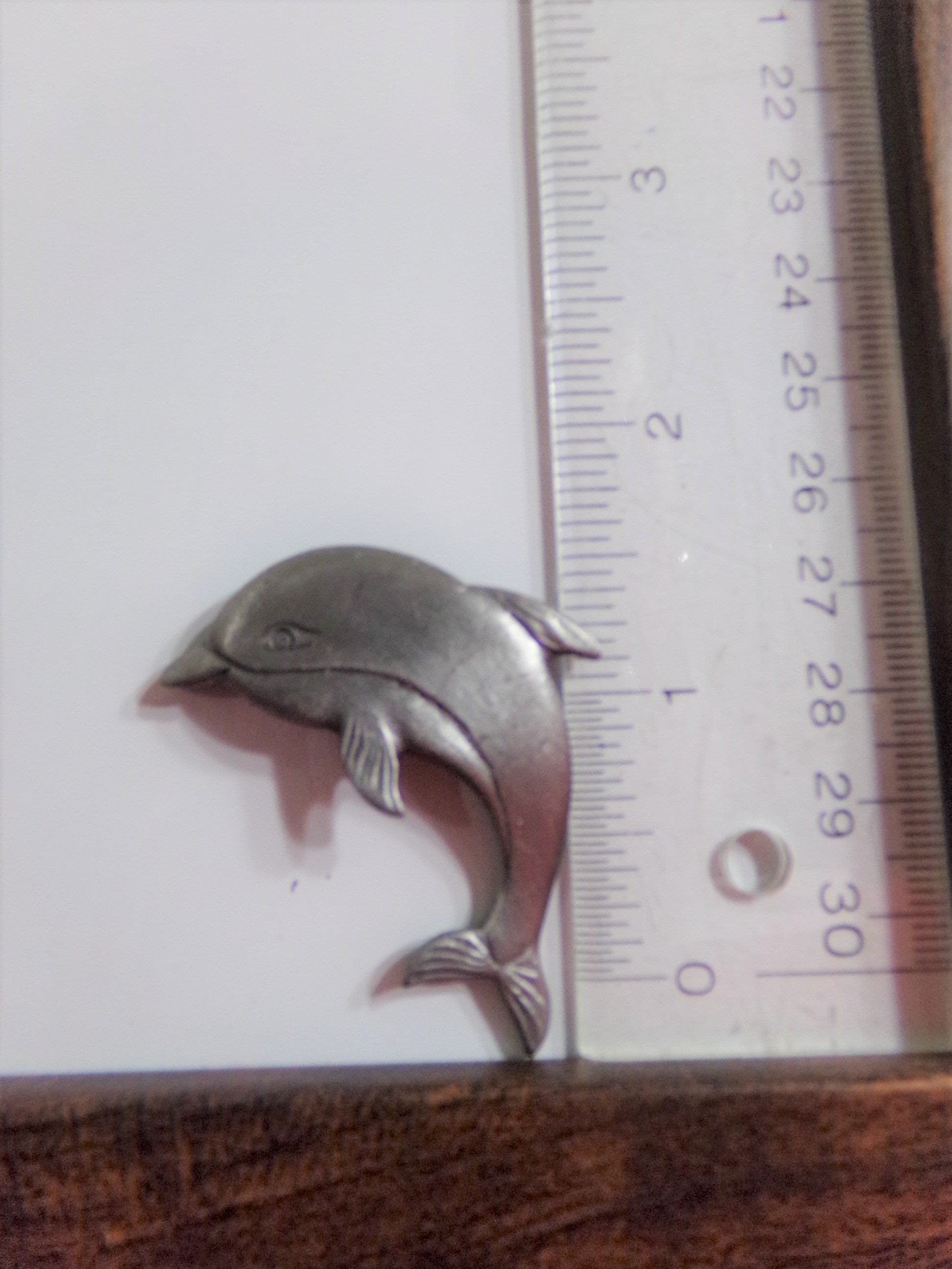 Pewter Dolphin Refrigerator Magnet - Etsy